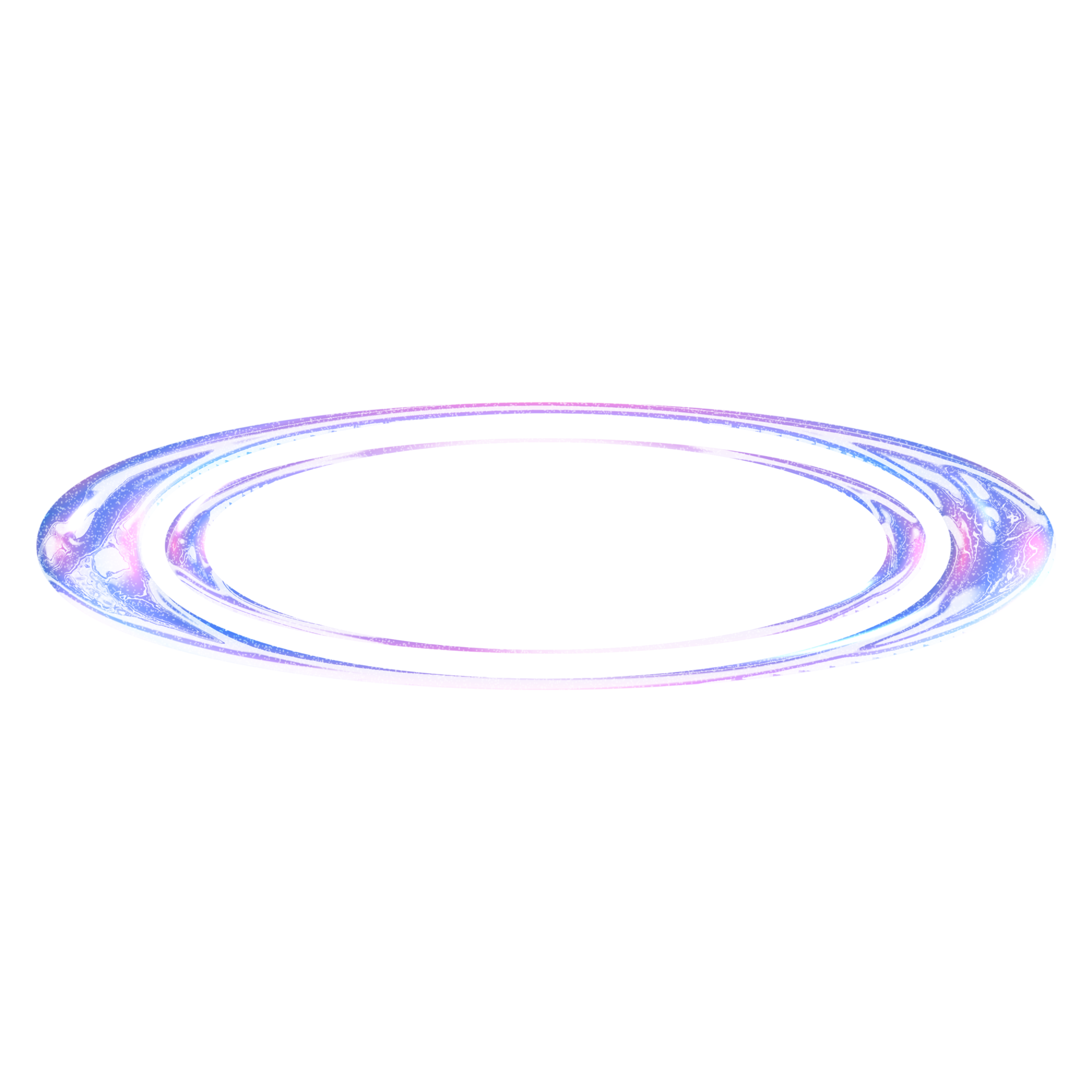 Ring Frame Border Y2k Element With Pastel Hologram Holographic Chrome 3d Effect 27310096 Png