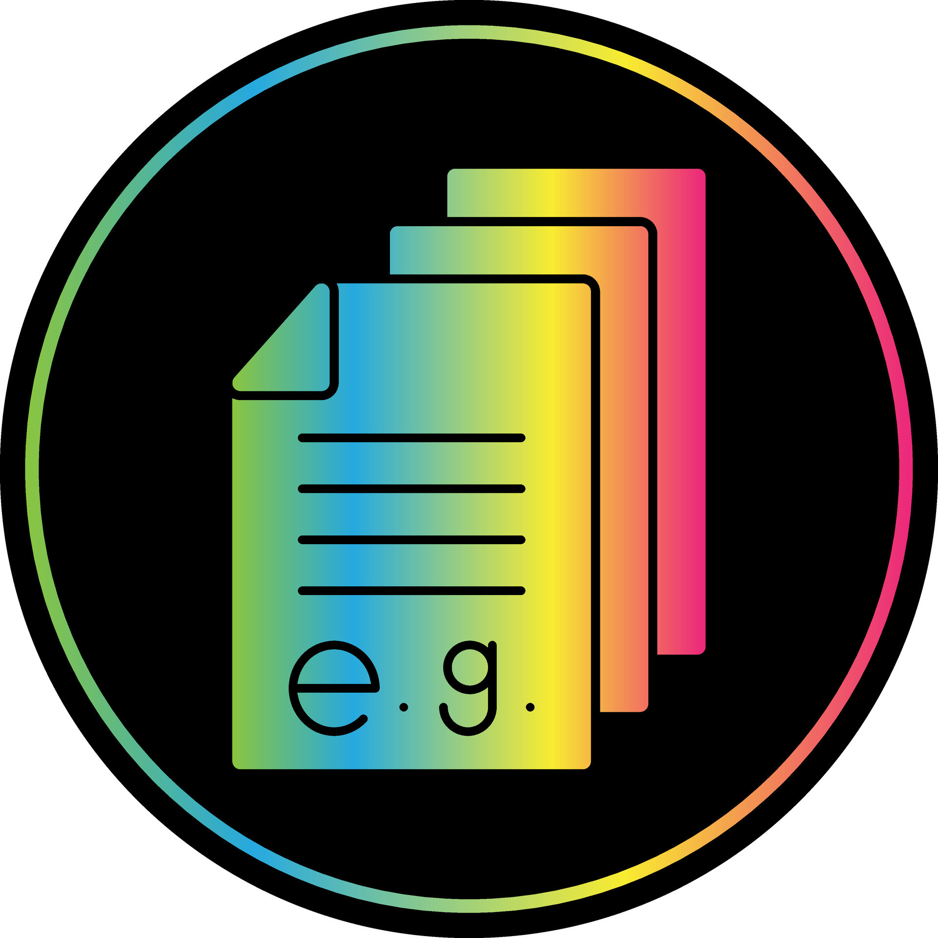 ejemplo vector icono diseño 27310795 Vector en Vecteezy