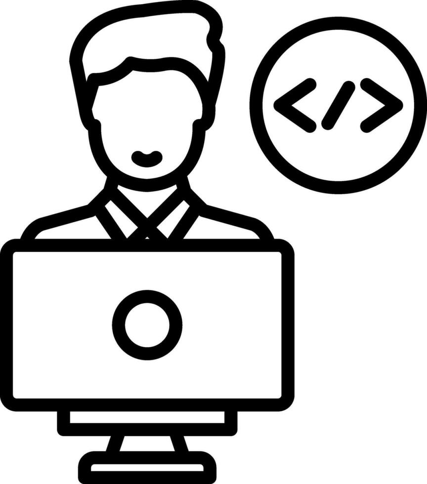 Programmer Vector Icon Design 27324245 Vector Art at Vecteezy