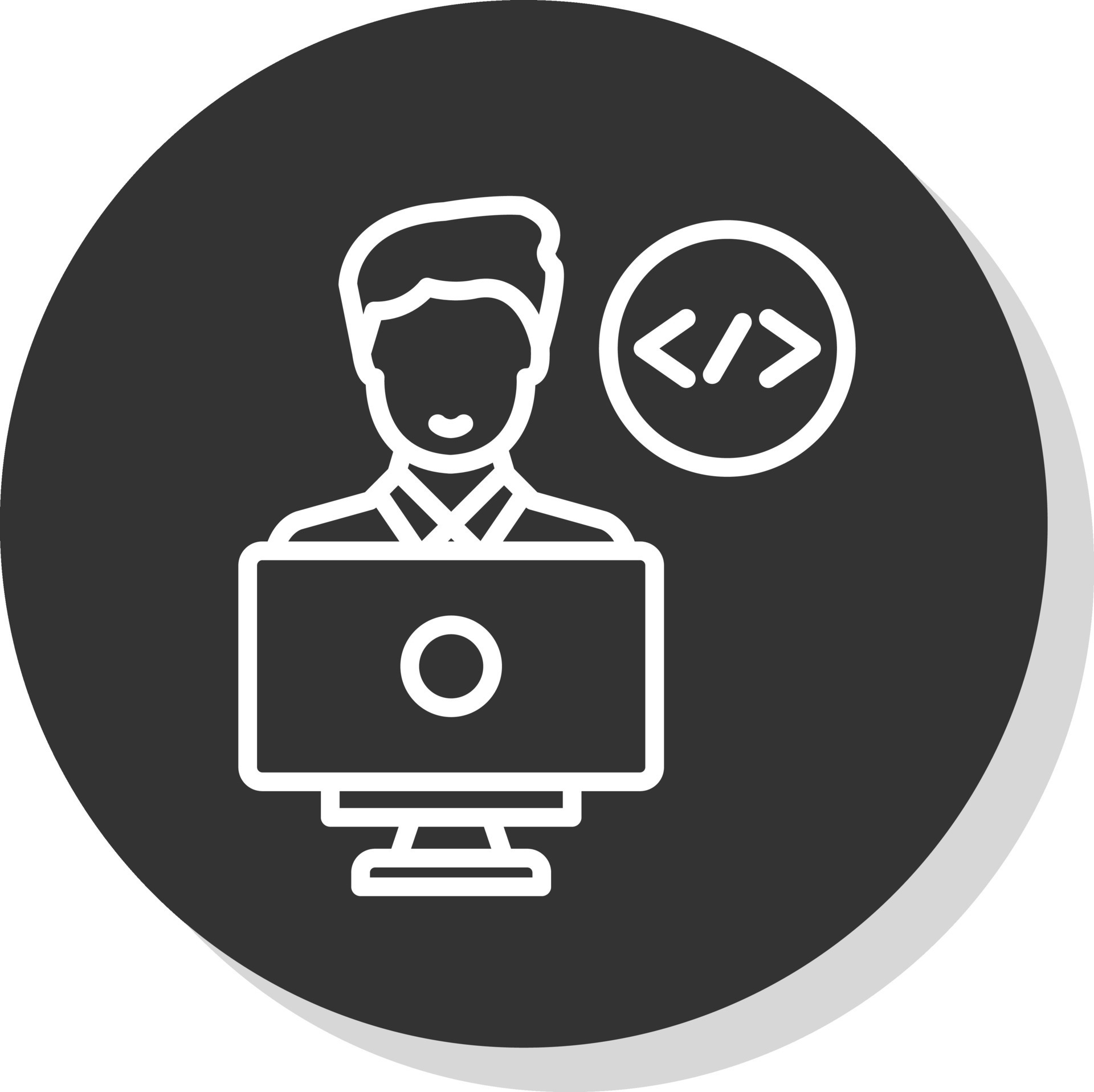 Programmer Vector Icon Design 27325029 Vector Art at Vecteezy