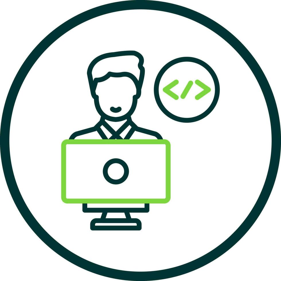 diseño de icono de vector de programador 27327046 Vector en Vecteezy