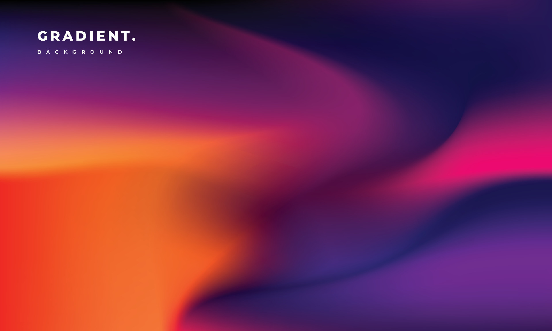 Colorful Fluid Gradient Mesh Background Template Copy Space Dynamic Color Gradation Backdrop