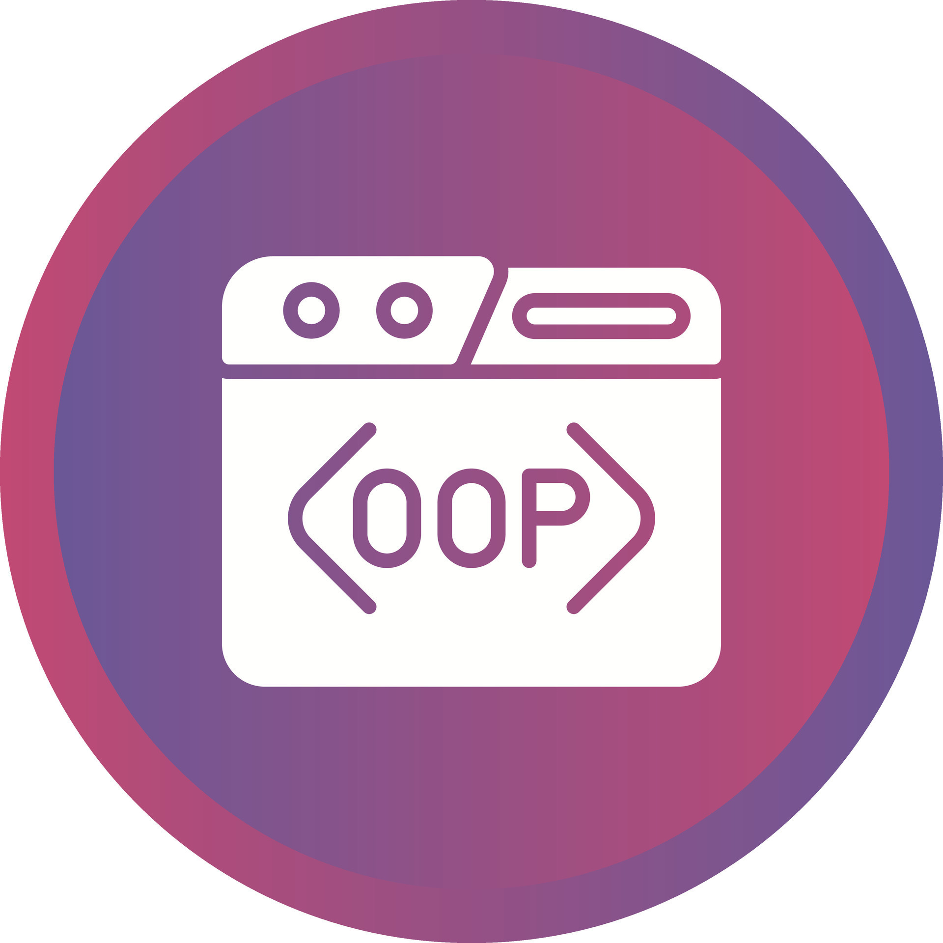 OOP Vector Icon 27339831 Vector Art at Vecteezy