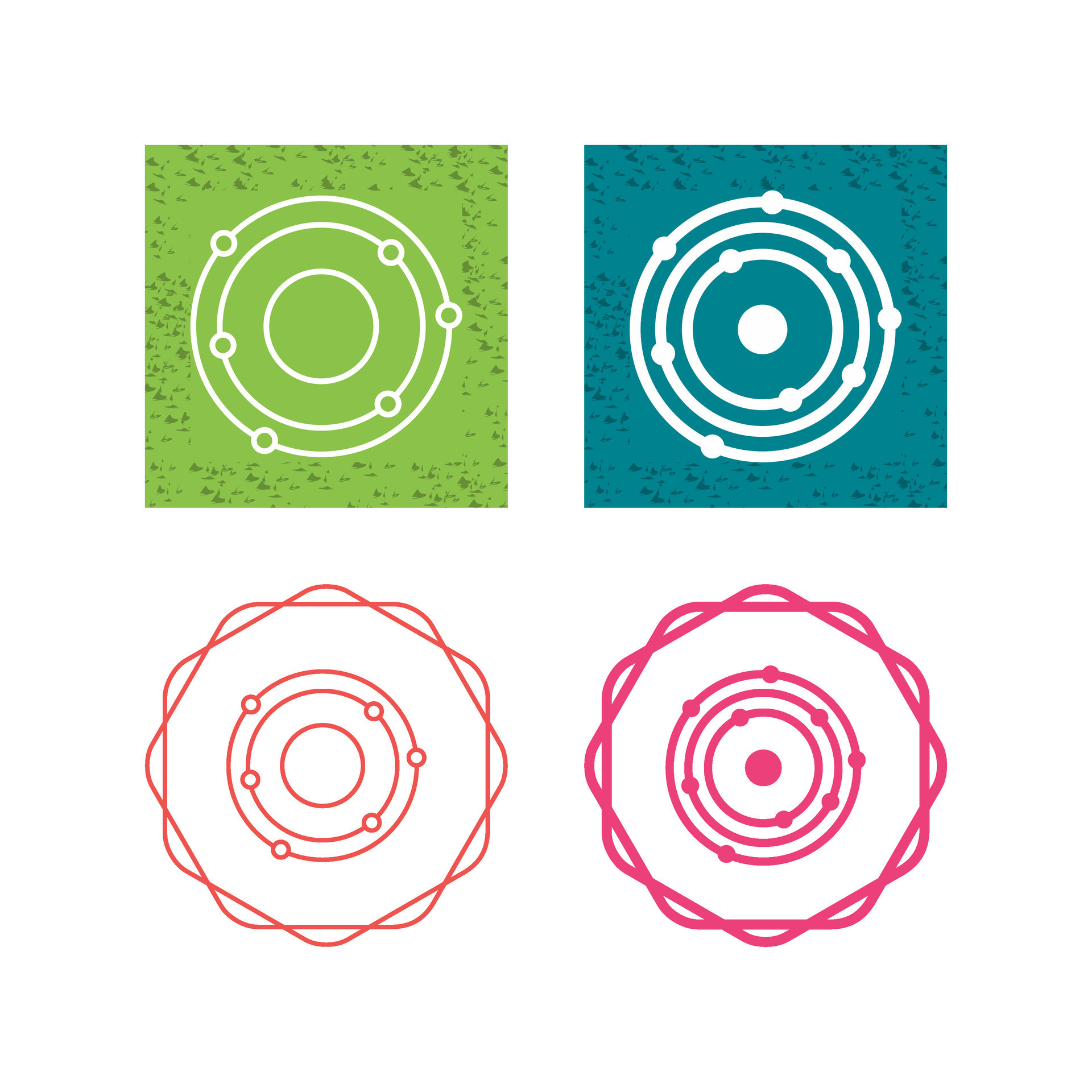 Atomic Structure Vector Icon 27347738 Vector Art At Vecteezy