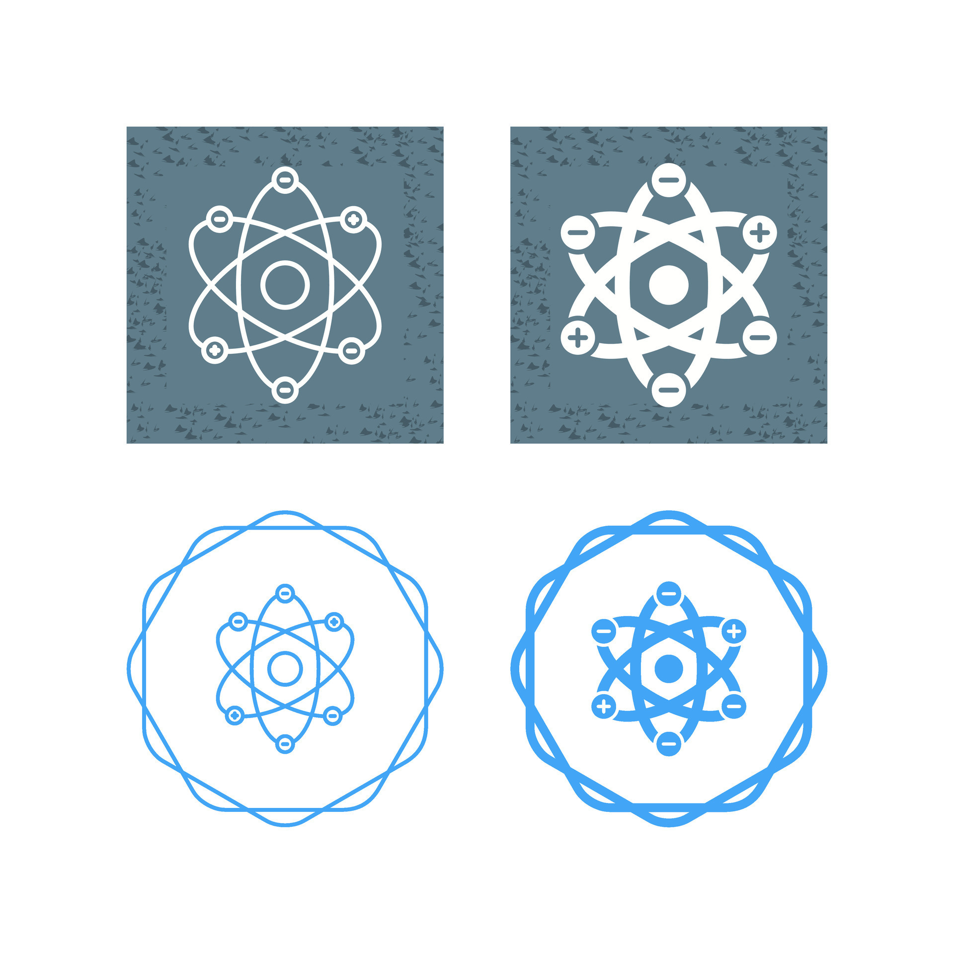 Atom Structure Vector Icon 27348072 Vector Art at Vecteezy