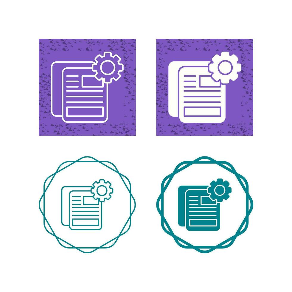 Document Setting Vector Icon 27348537 Vector Art at Vecteezy