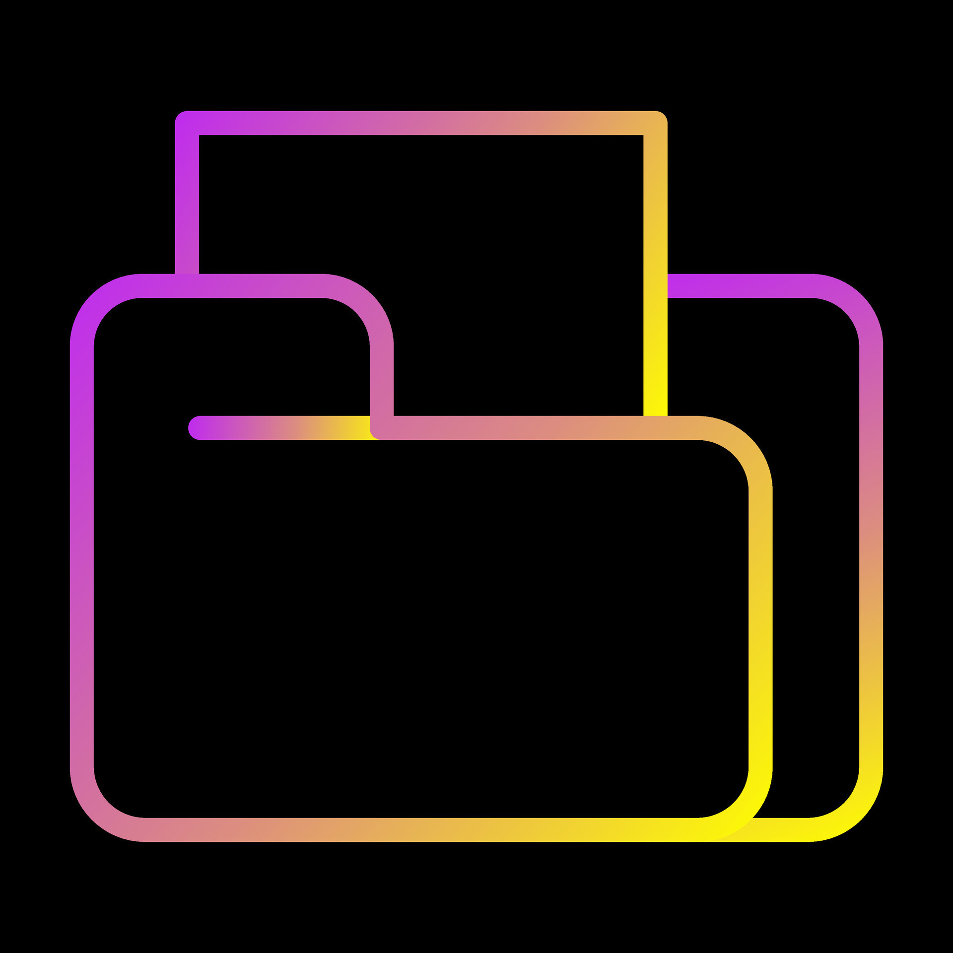 File Folder Vector Icon 27354444 Vector Art at Vecteezy