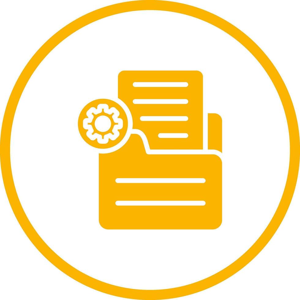 Document Settings Vector Icon 27360782 Vector Art at Vecteezy