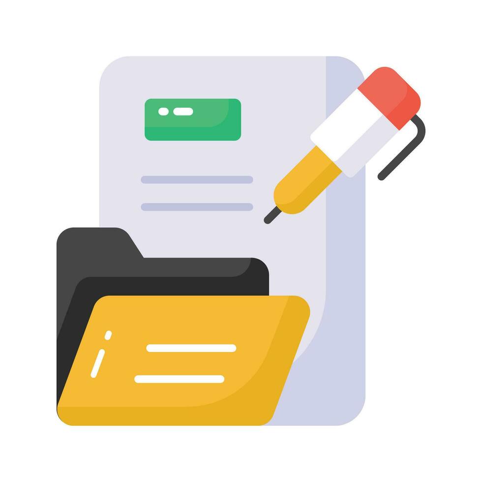 Grab this carefully designed business document concept vector, ready to ... Grab this carefully designed business document concept vector, ready to ...