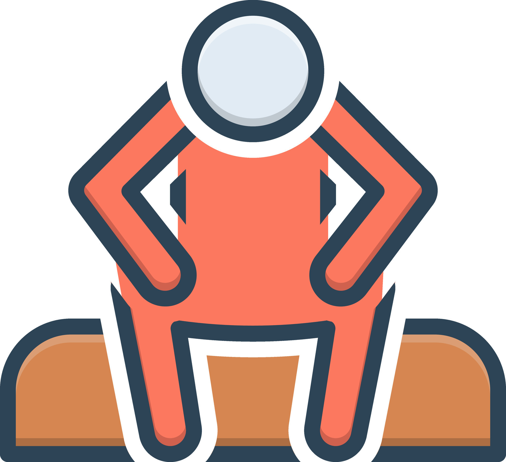 color icon for alone 27374395 Vector Art at Vecteezy