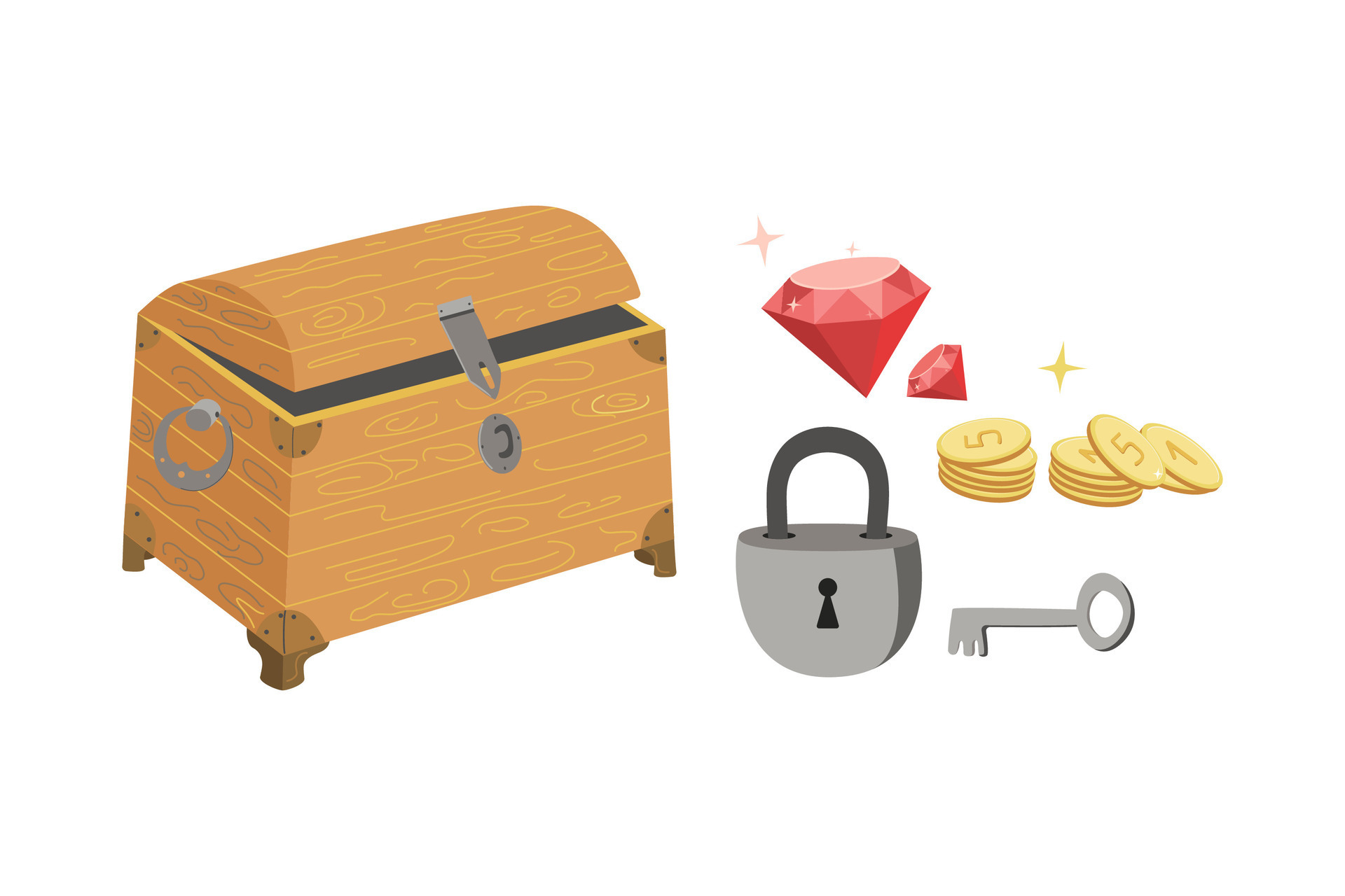 Locked Pirate Chest