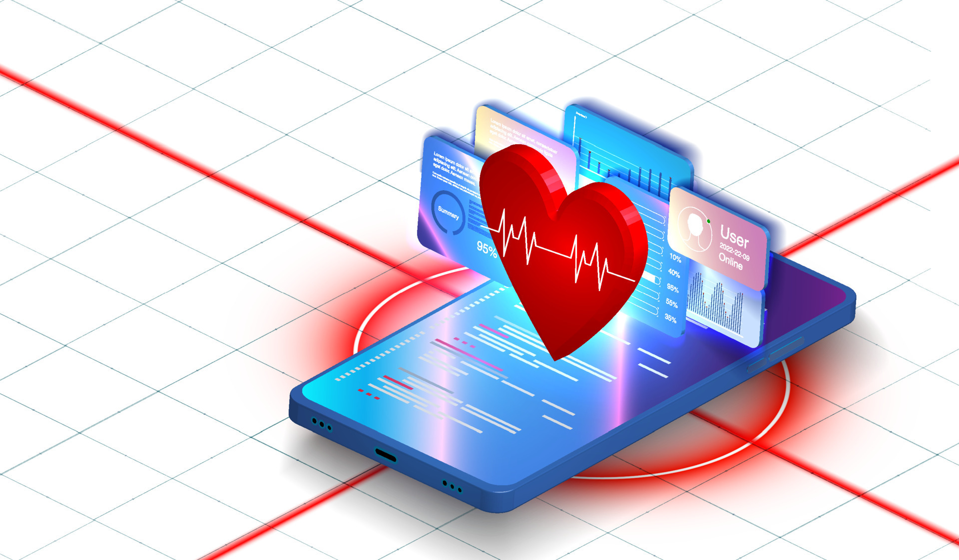 Realistic Smartphone Mockup Device Ui Ux Mockup For Presentation Template Internet Of Things