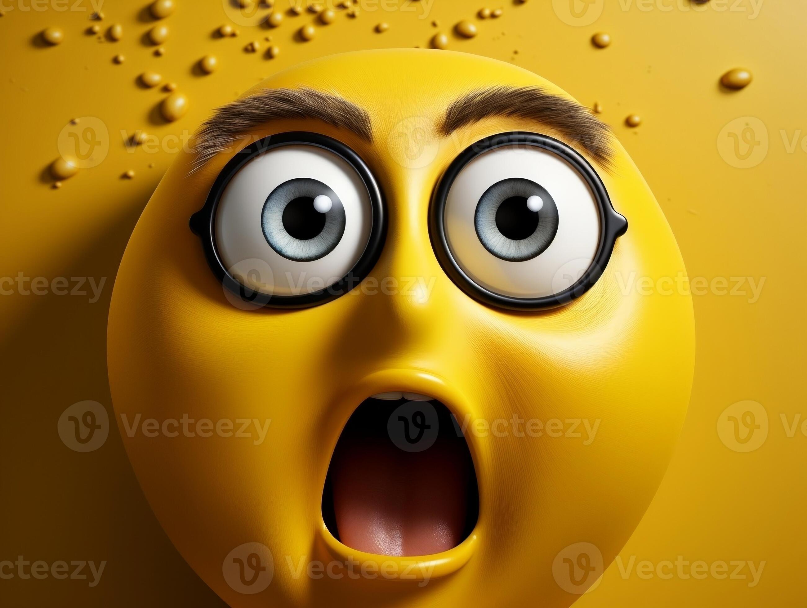 Animated Surprised Smiley