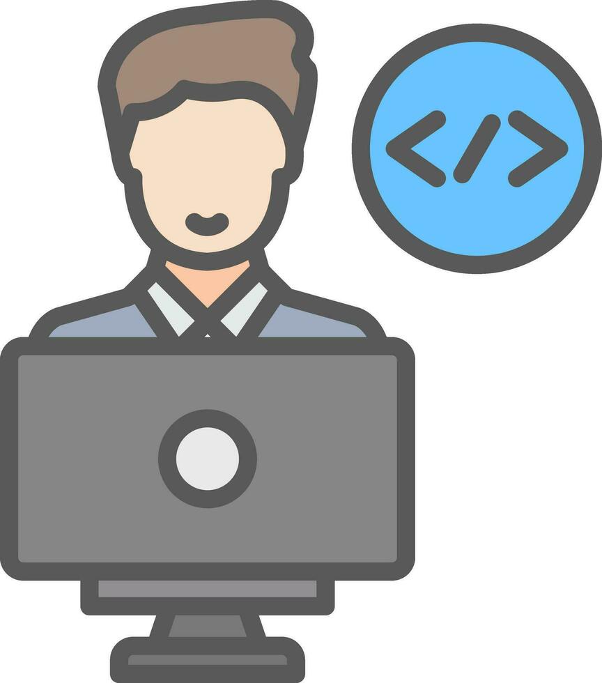 Programmer Vector Icon Design 27377314 Vector Art at Vecteezy