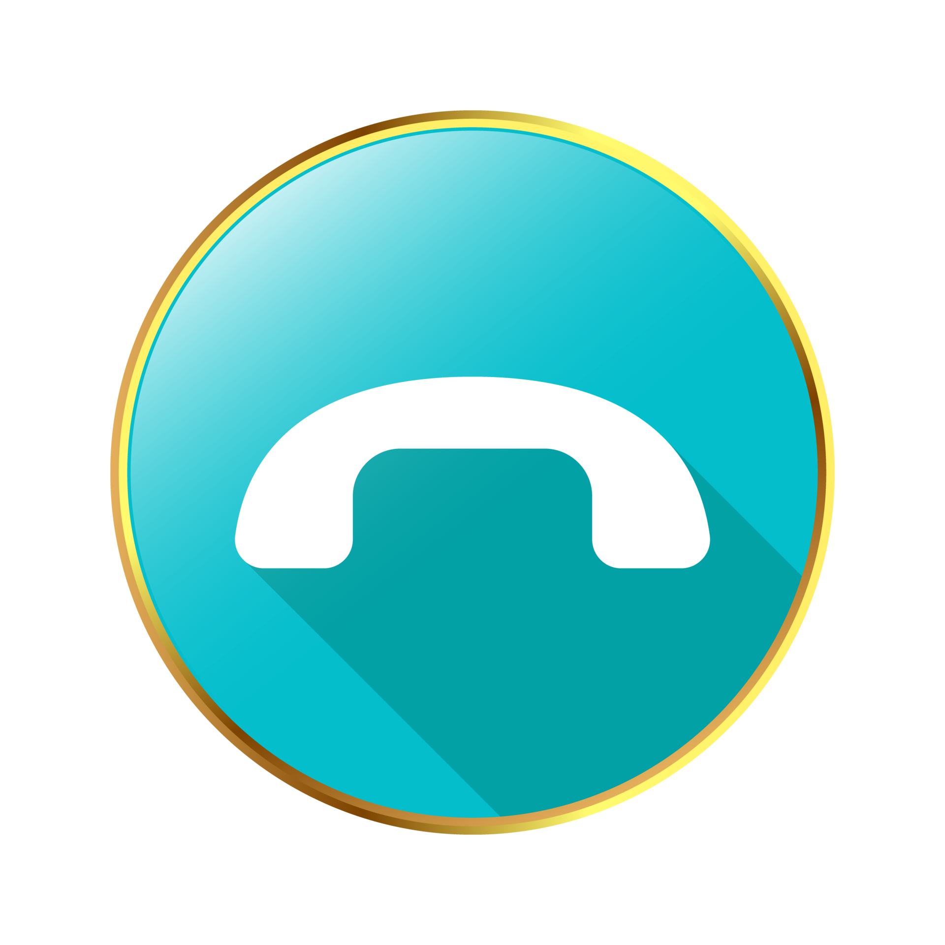 Trendy Telephone Icon Flat Style, Receive Phone Call, Design Element ... Trendy Telephone Icon Flat Style, Receive Phone Call, Design Element ...