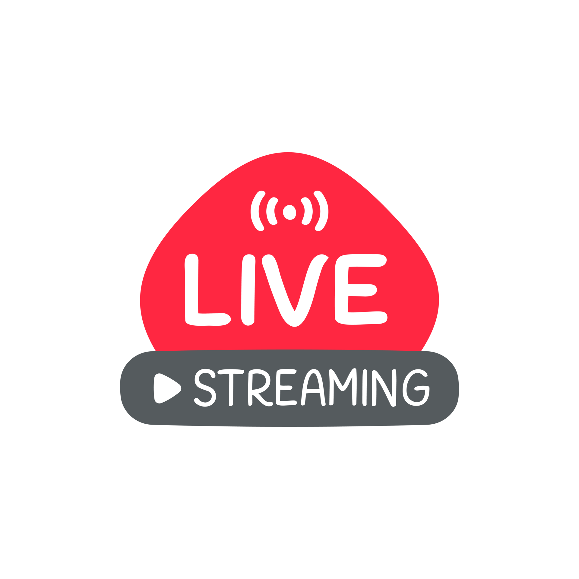 social media live broadcast icon streaming video online meeting ... social media live broadcast icon streaming video online meeting ...