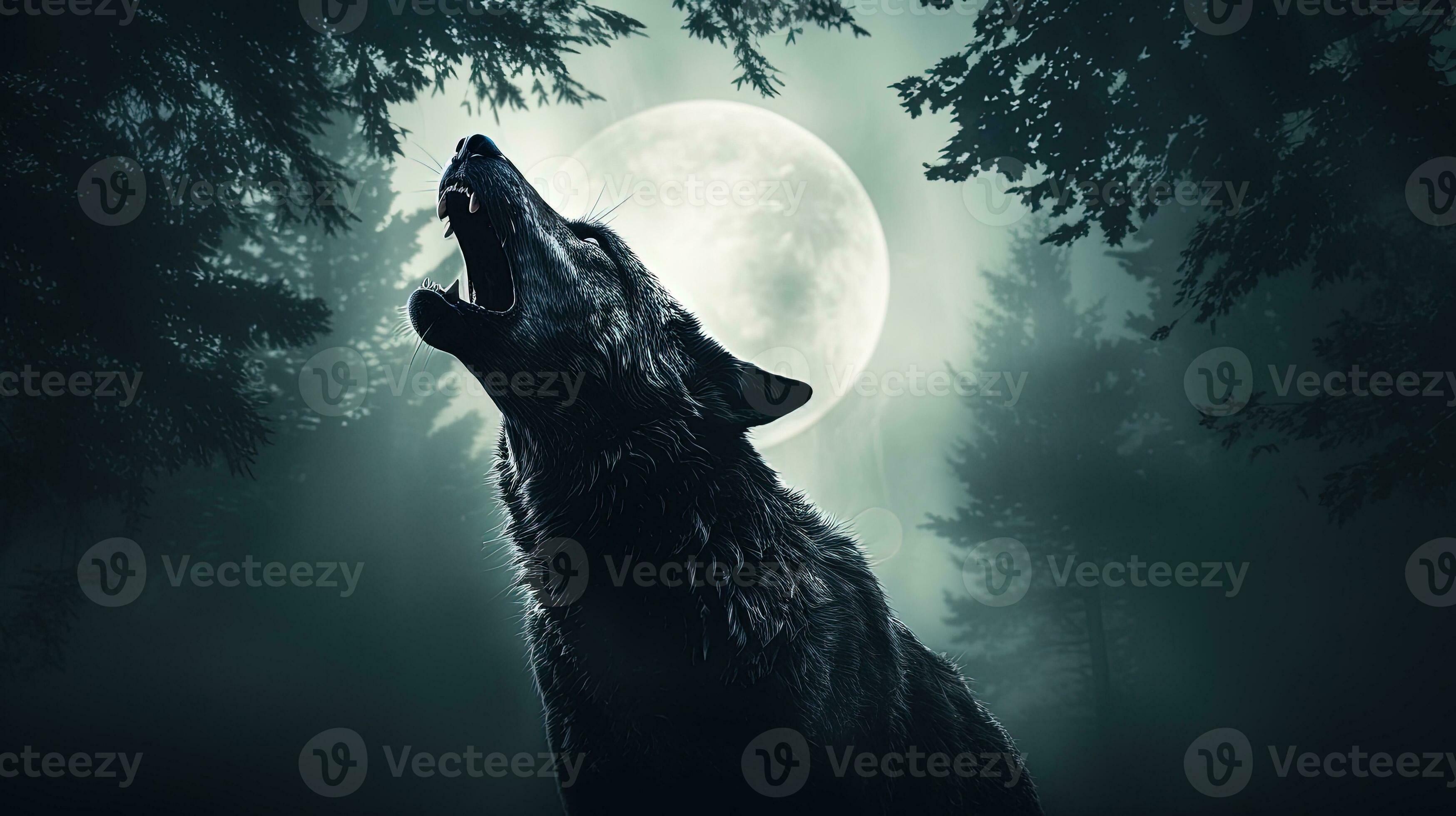 Werewolf Howling At The Moon