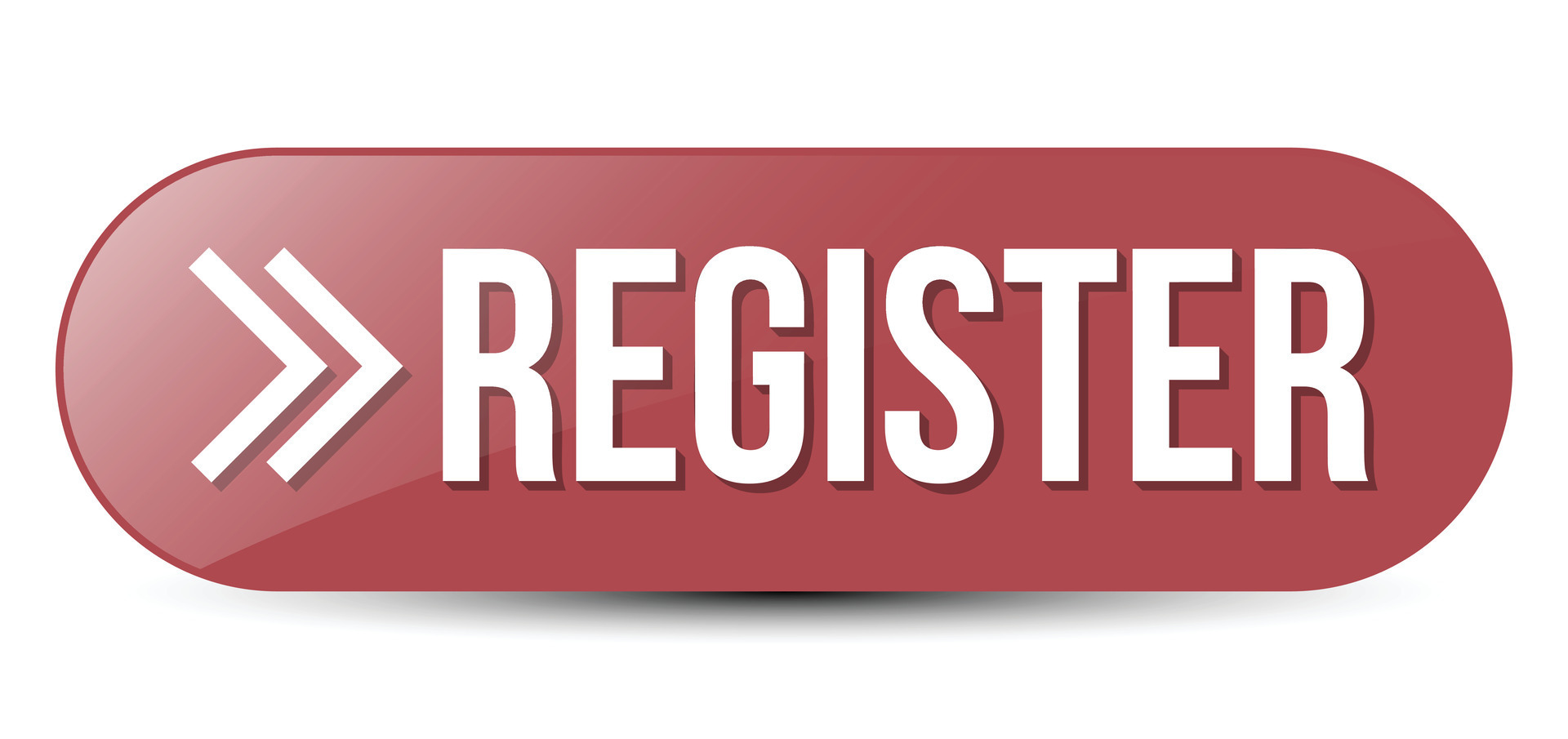 Register Now Button, Register Here, Badge, Emblem, Seal, Push Button, Realistic 3D Shiny And ...