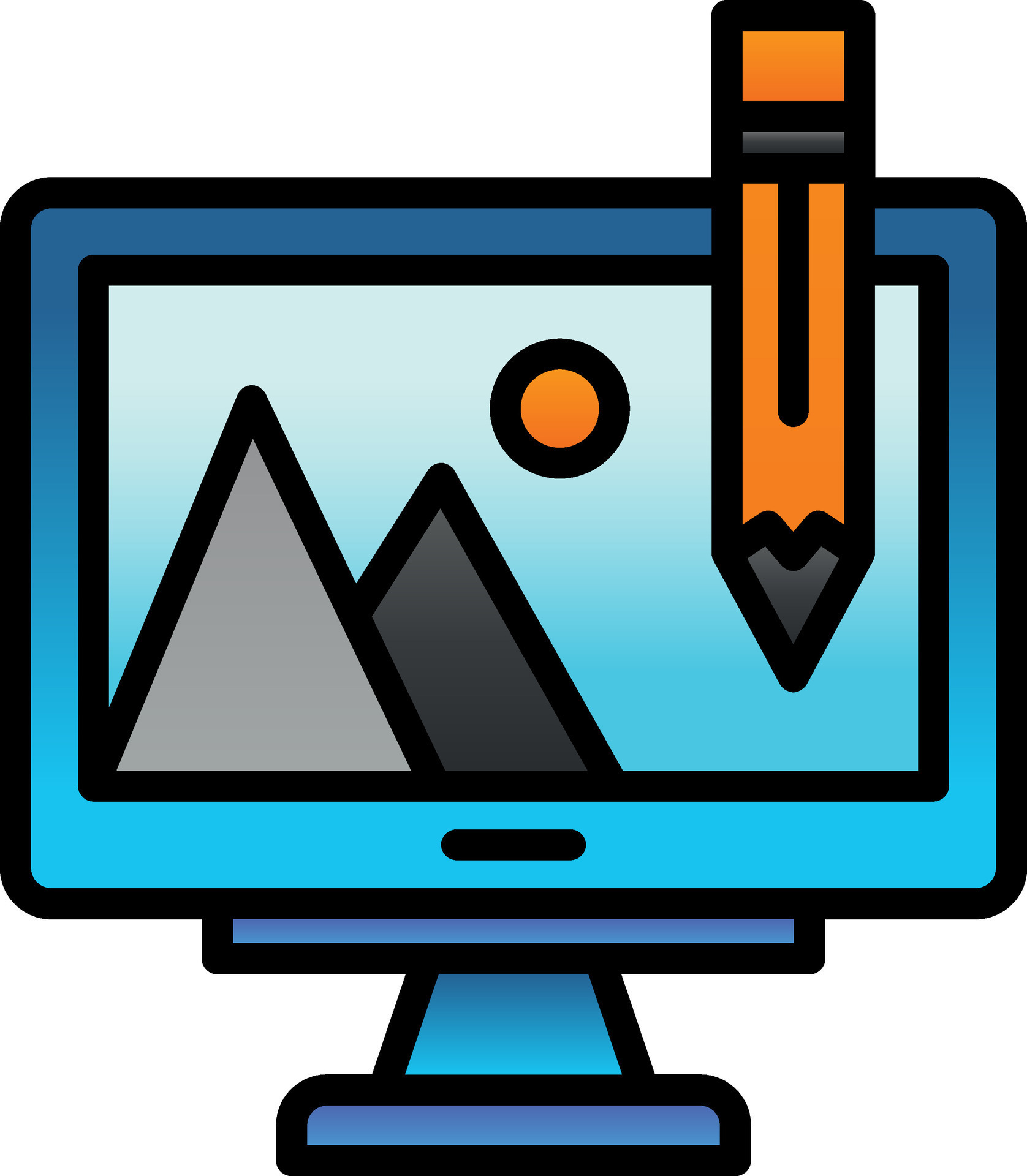 Digital Art Vector Icon Design 27382031 Vector Art at Vecteezy