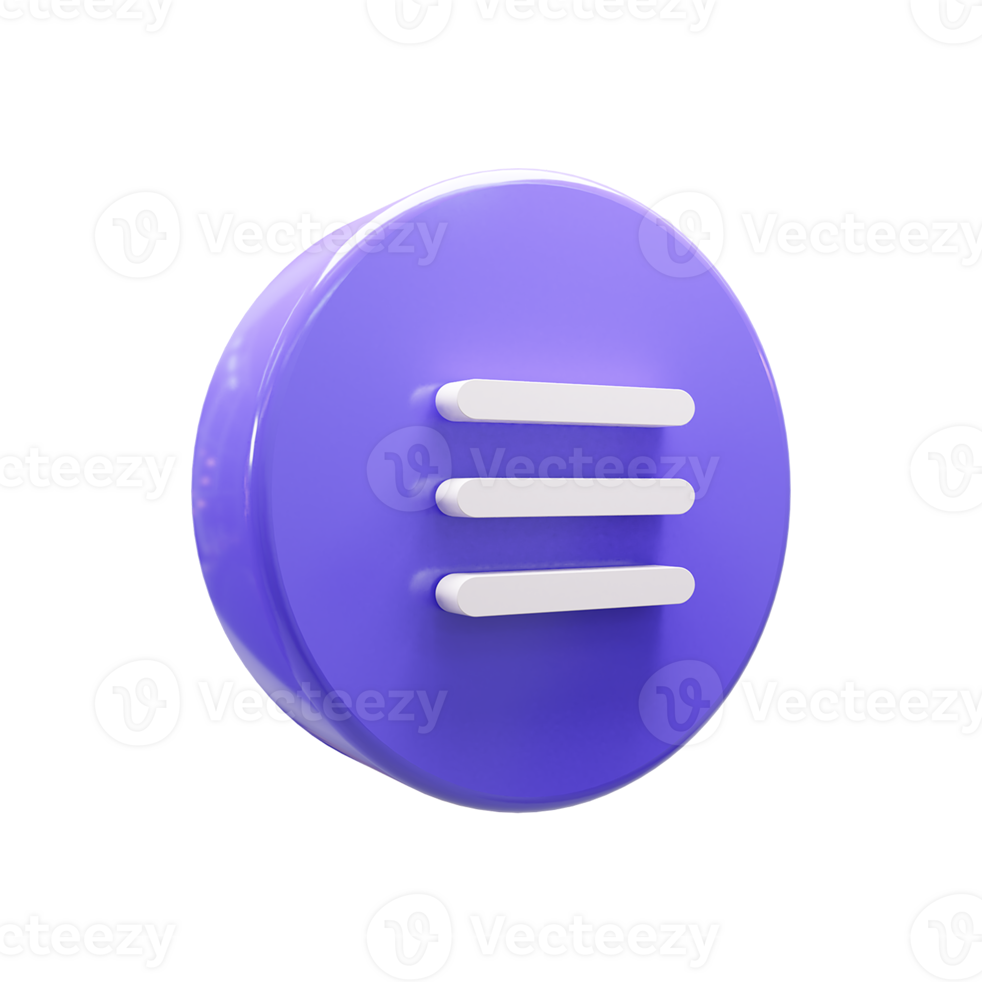 Hamburger Menu Bar 3d Rendering Icon Website Menu Bar Icon Ui Icon 27385571 Png