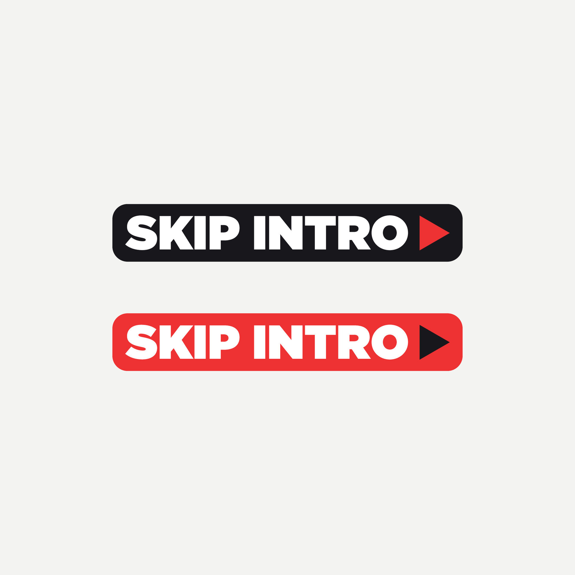 Vector skip intro button design 27386364 Vector Art at Vecteezy