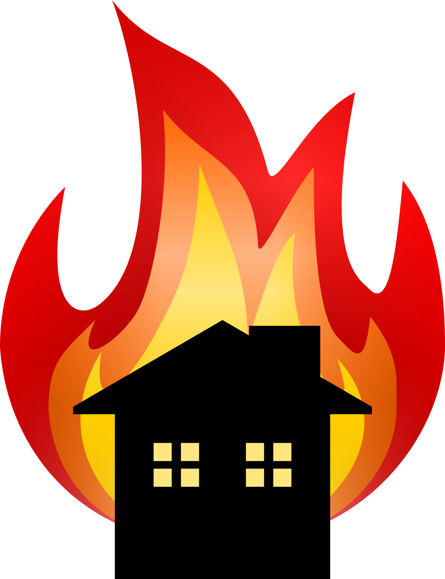 house fire flame burning icon 27388447 PNG