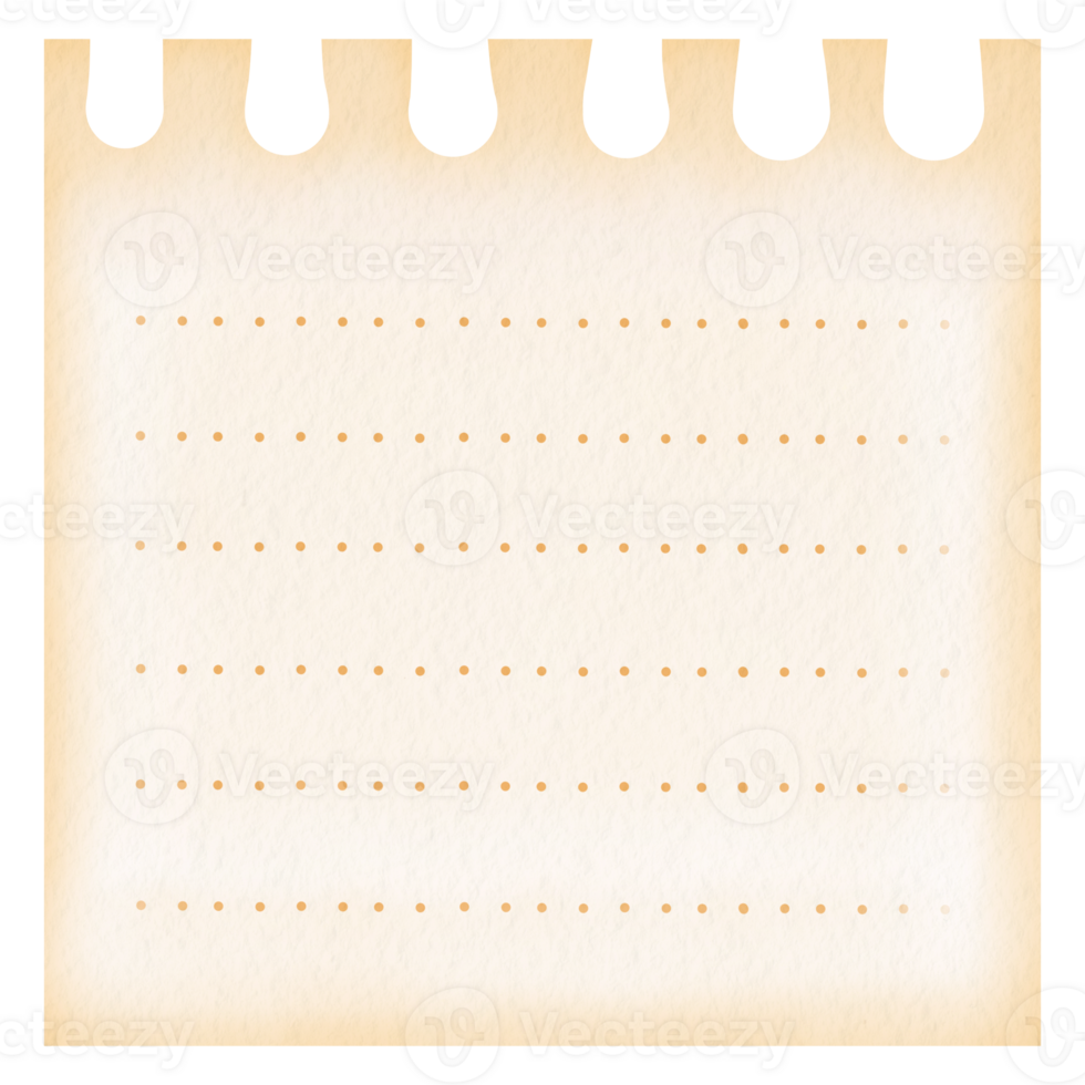 Square Dotted Lined Memo Paper 27389355 PNG
