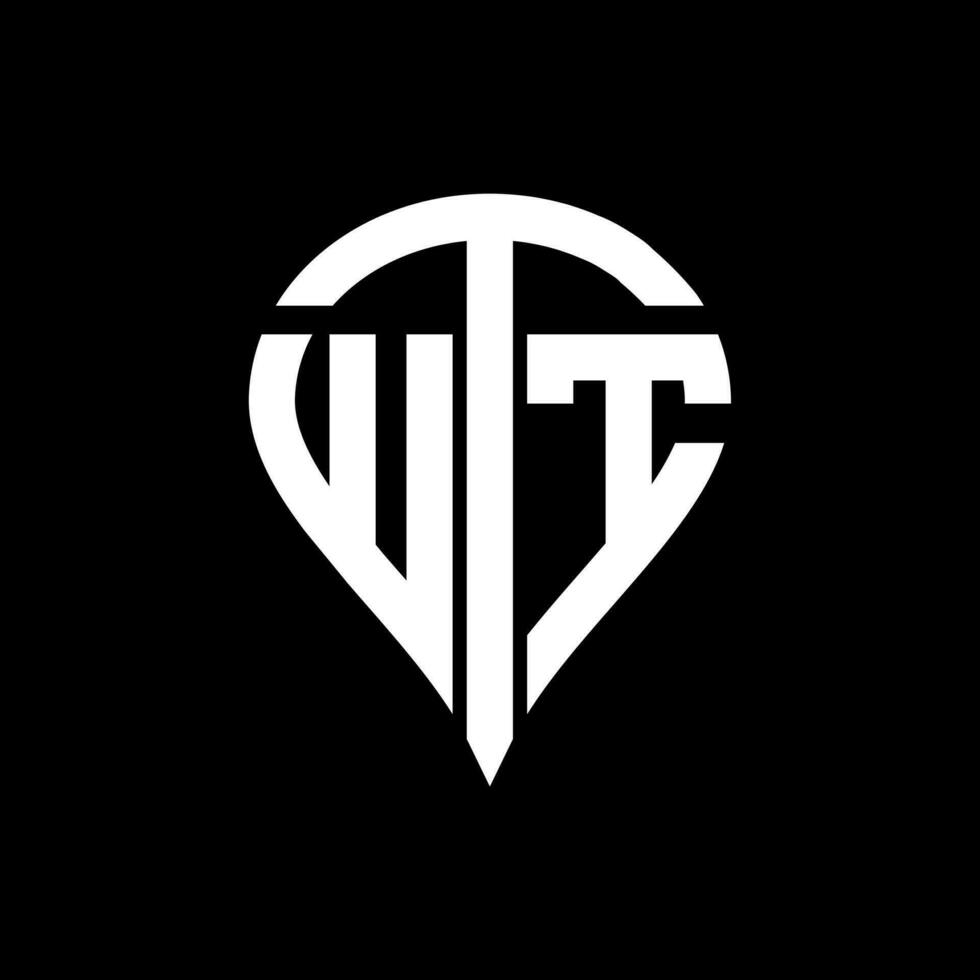WTT letter logo design. WTT creative monogram initials letter logo concept. WTT Unique modern ...