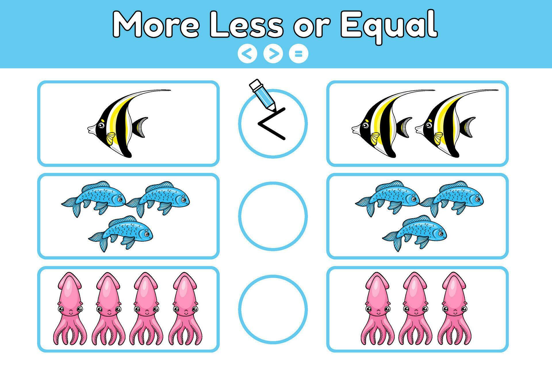 Math educational game for children. Learning kids counting and algebra ...