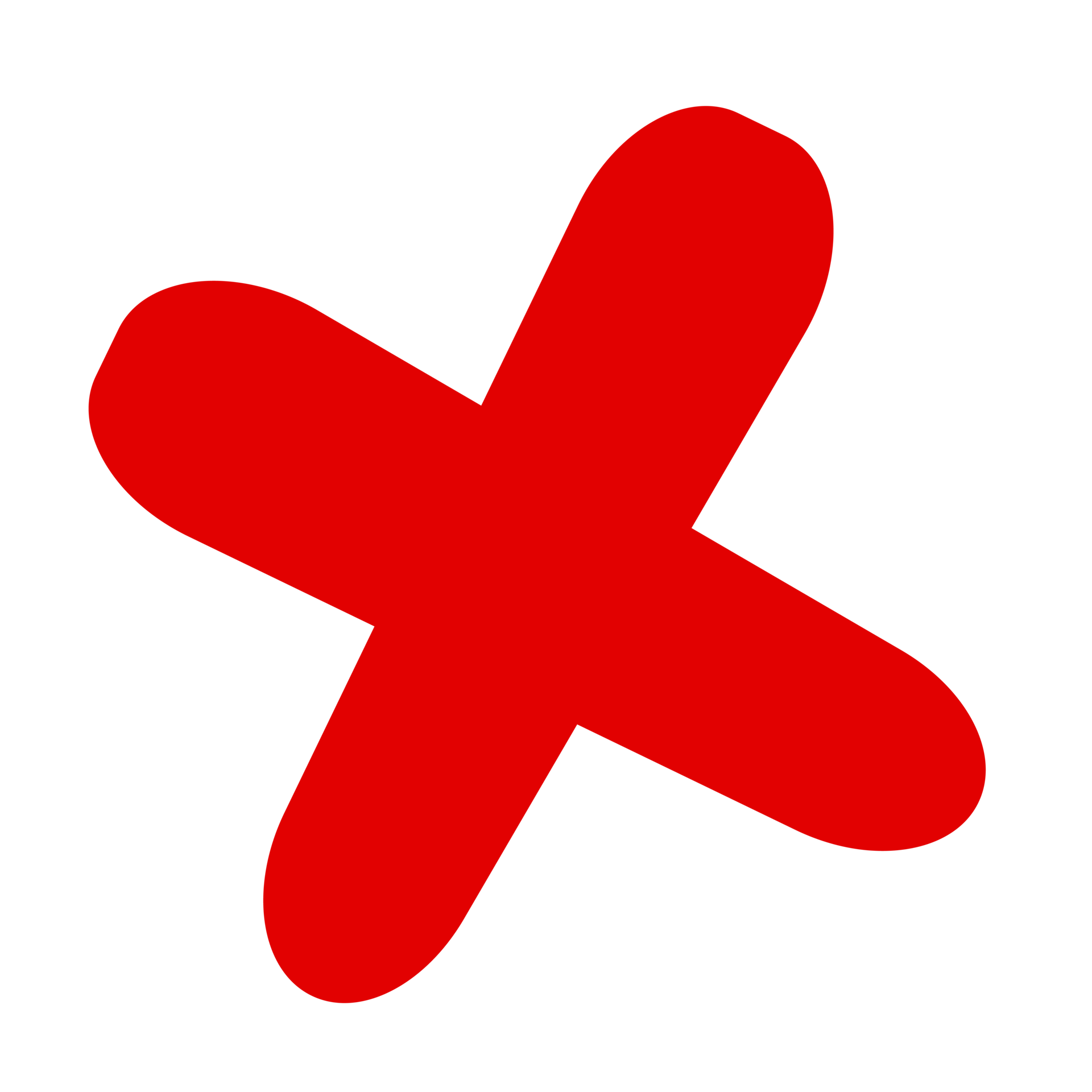 Red Cross Checkmark isolated on a Transparent Background 27391874 PNG