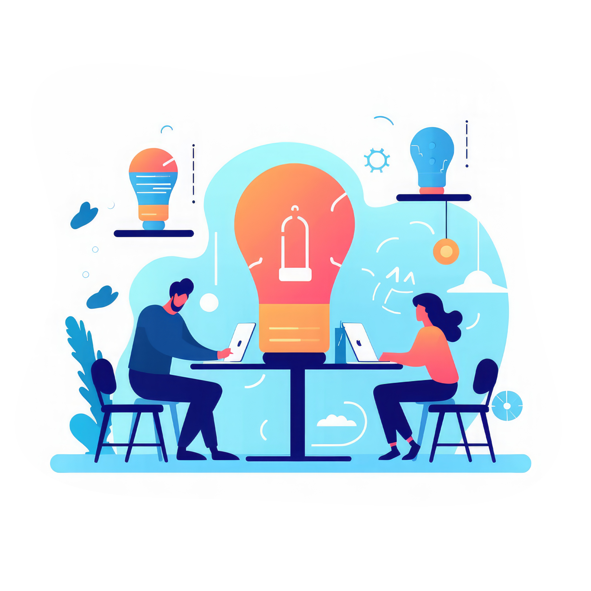 Depict Business Concepts Like Teamwork Innovation Collaboration Or Productivity Ai