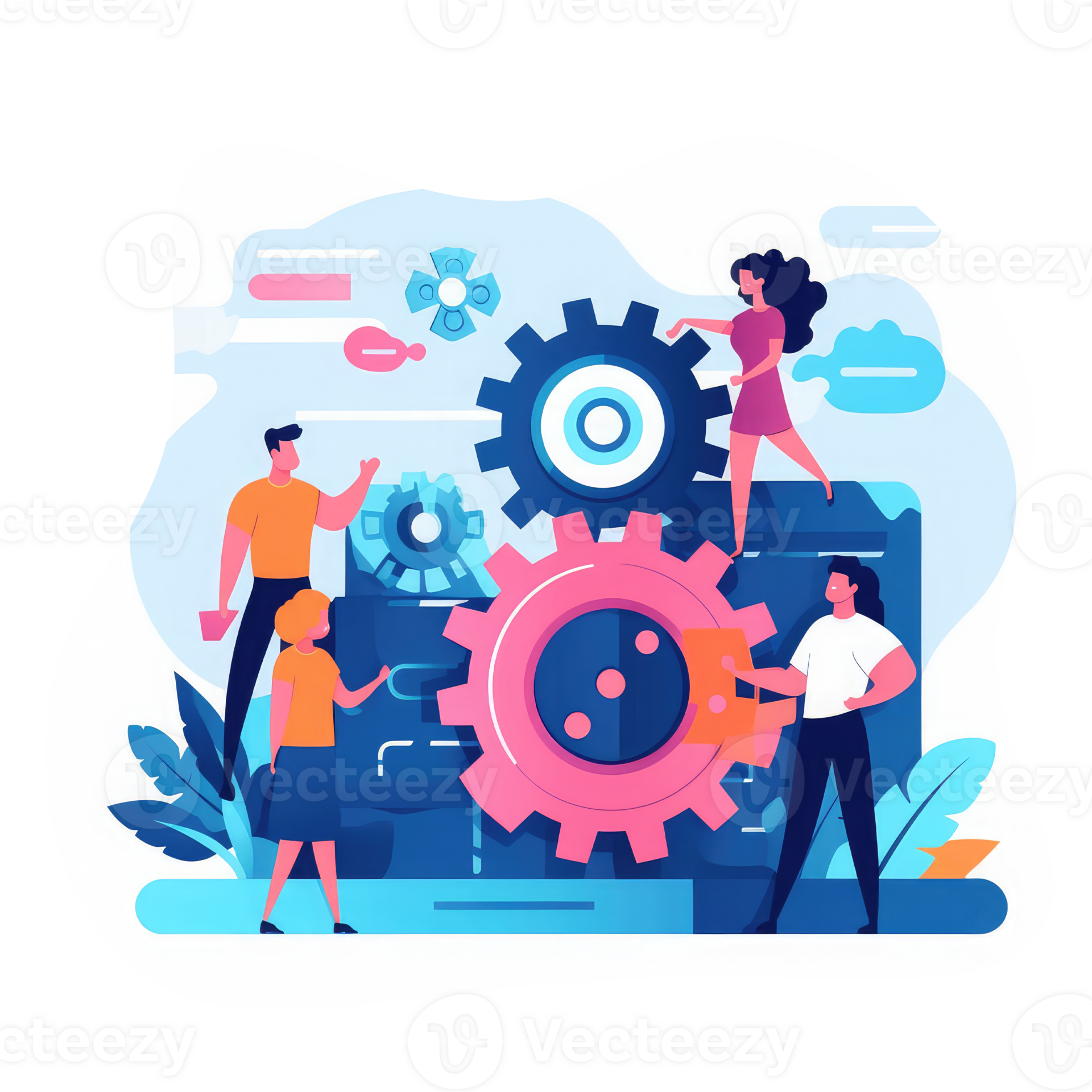 Software Development Team Ai Generated 27396299 Png