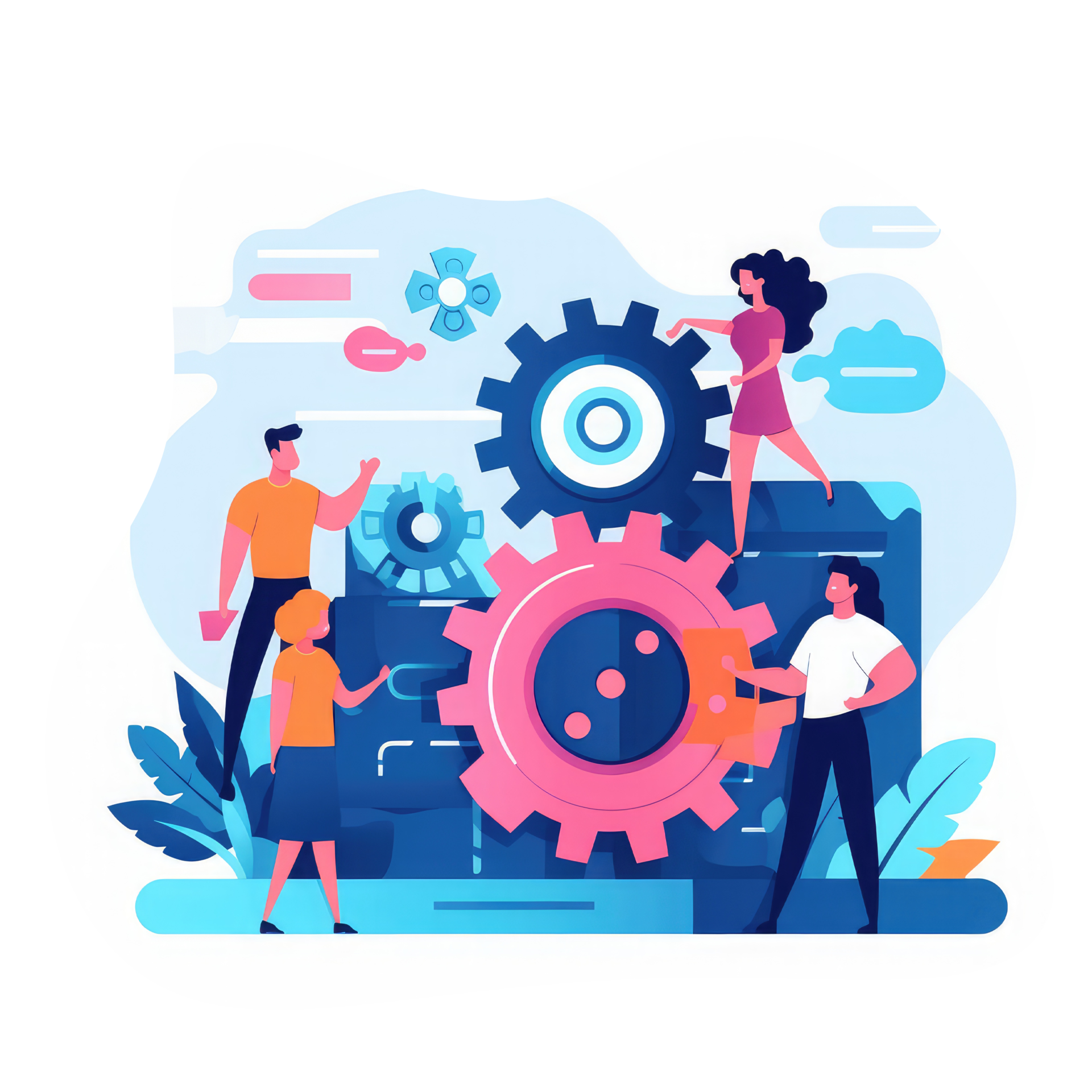 software development team . AI Generated 27396299 PNG software development team . AI Generated 27396299 PNG