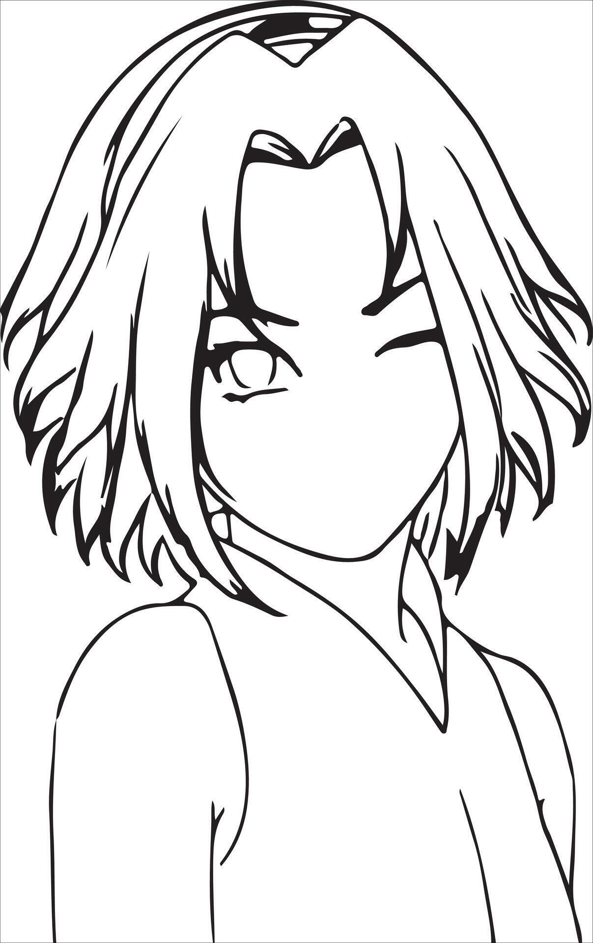 Anime Line Art Anime Charactercartoon 27423675 Vector Art At Vecteezy