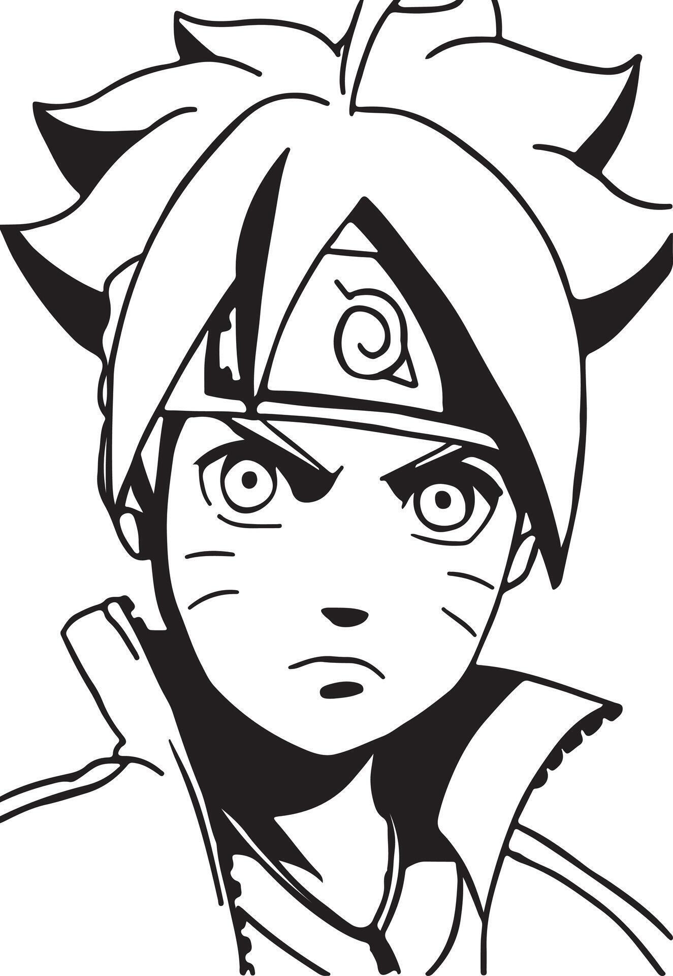 Anime Line Art Anime Charactercartoon 27423693 Vector Art At Vecteezy