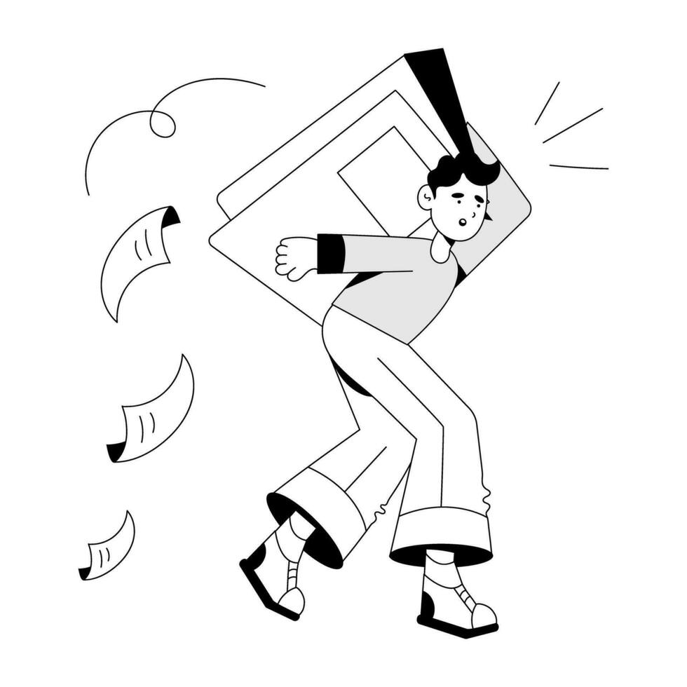 Trendy Study Load 27424561 Vector Art at Vecteezy