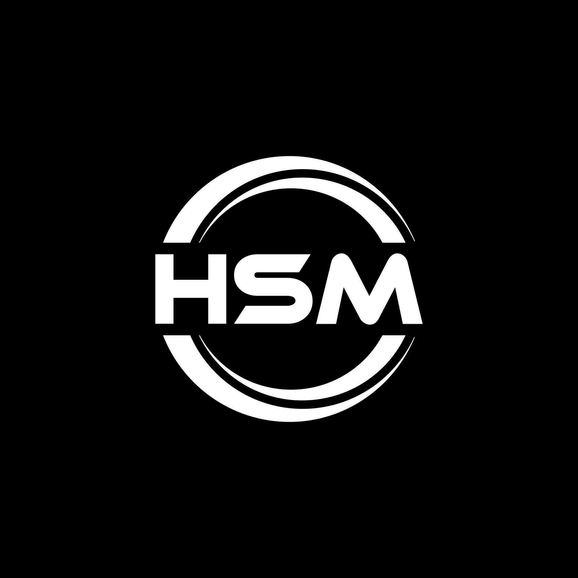 HSM Logo Design, Inspiration for a Unique Identity. Modern Elegance and Creative Design ...