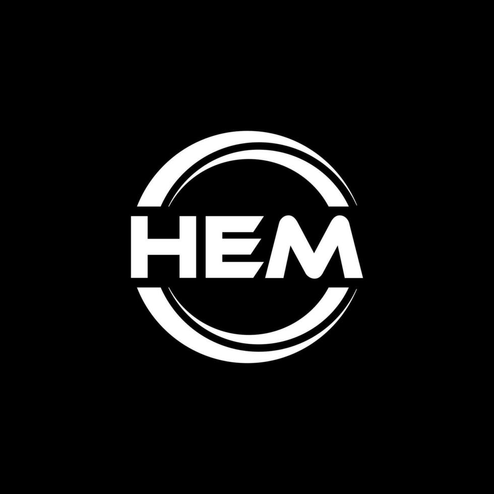 HEM Logo Design, Inspiration for a Unique Identity. Modern Elegance and Creative Design ...