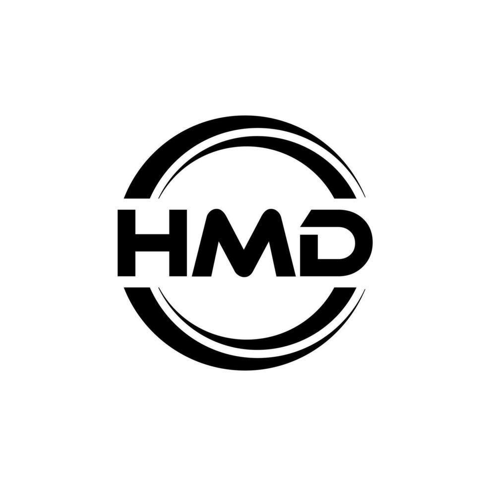 hmd logo diseño, inspiración para un único identidad. moderno elegancia y creativo diseño ...