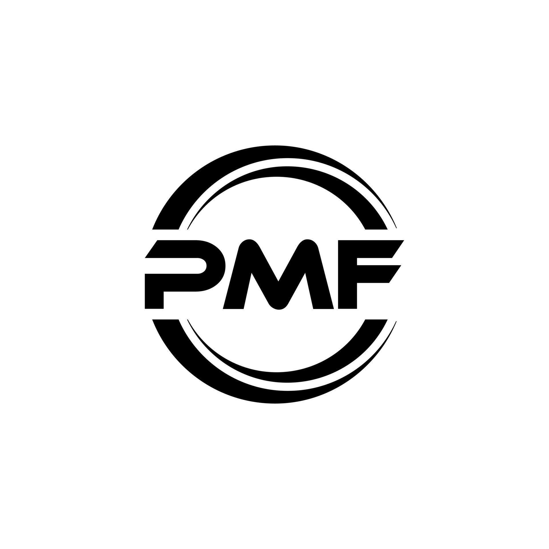 pmf logo diseño, inspiración para un único identidad. moderno elegancia y creativo diseño ...