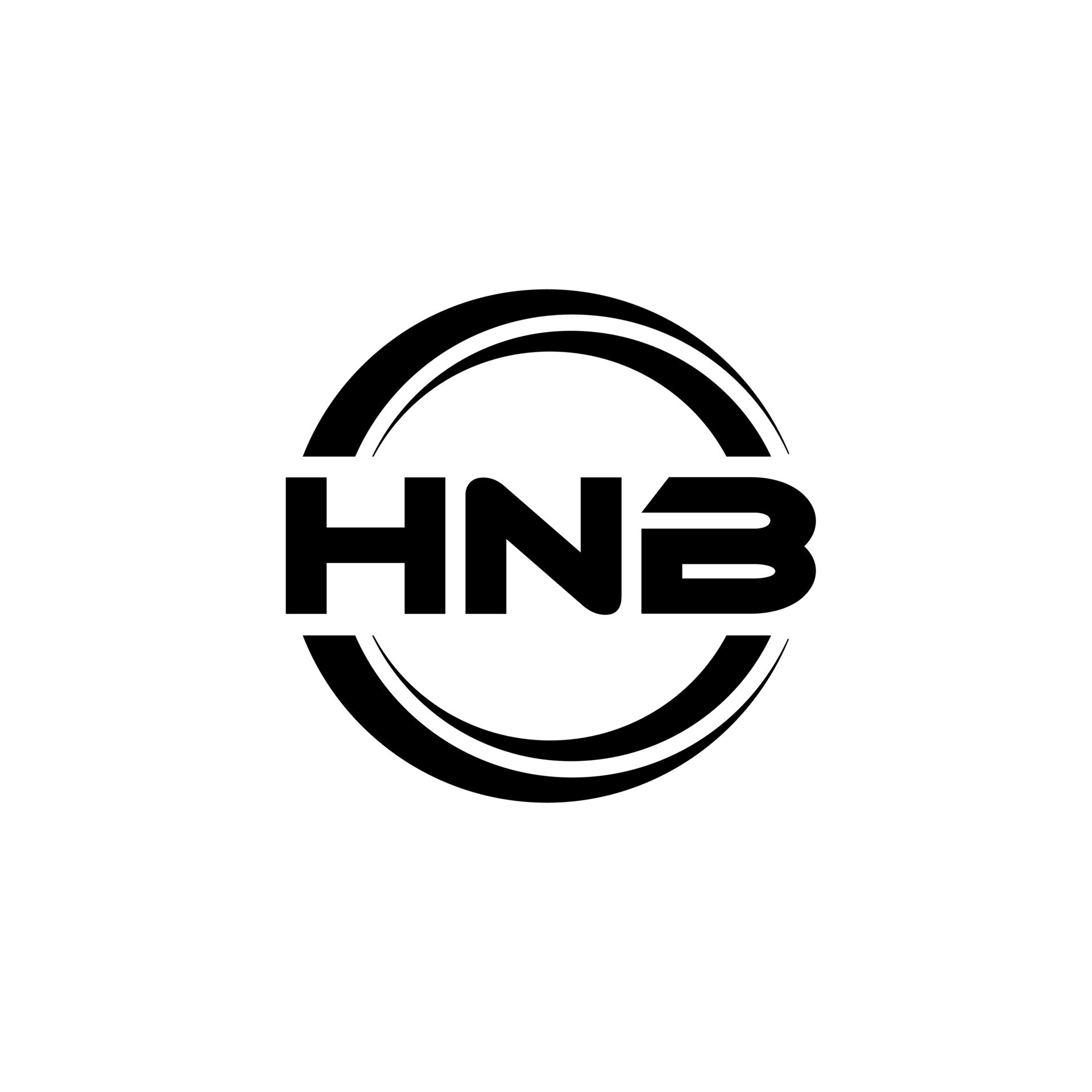 HNB Logo Design, Inspiration for a Unique Identity. Modern Elegance and Creative Design ...