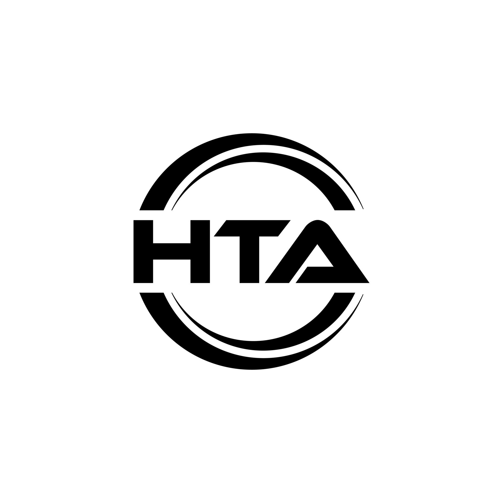 HTA Logo Design, Inspiration for a Unique Identity. Modern Elegance and Creative Design ...
