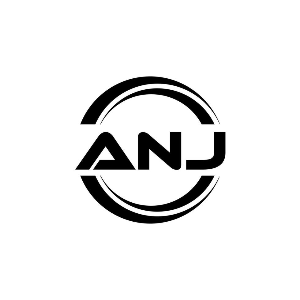 ANJ Logo Design, Inspiration for a Unique Identity. Modern Elegance and Creative Design ...