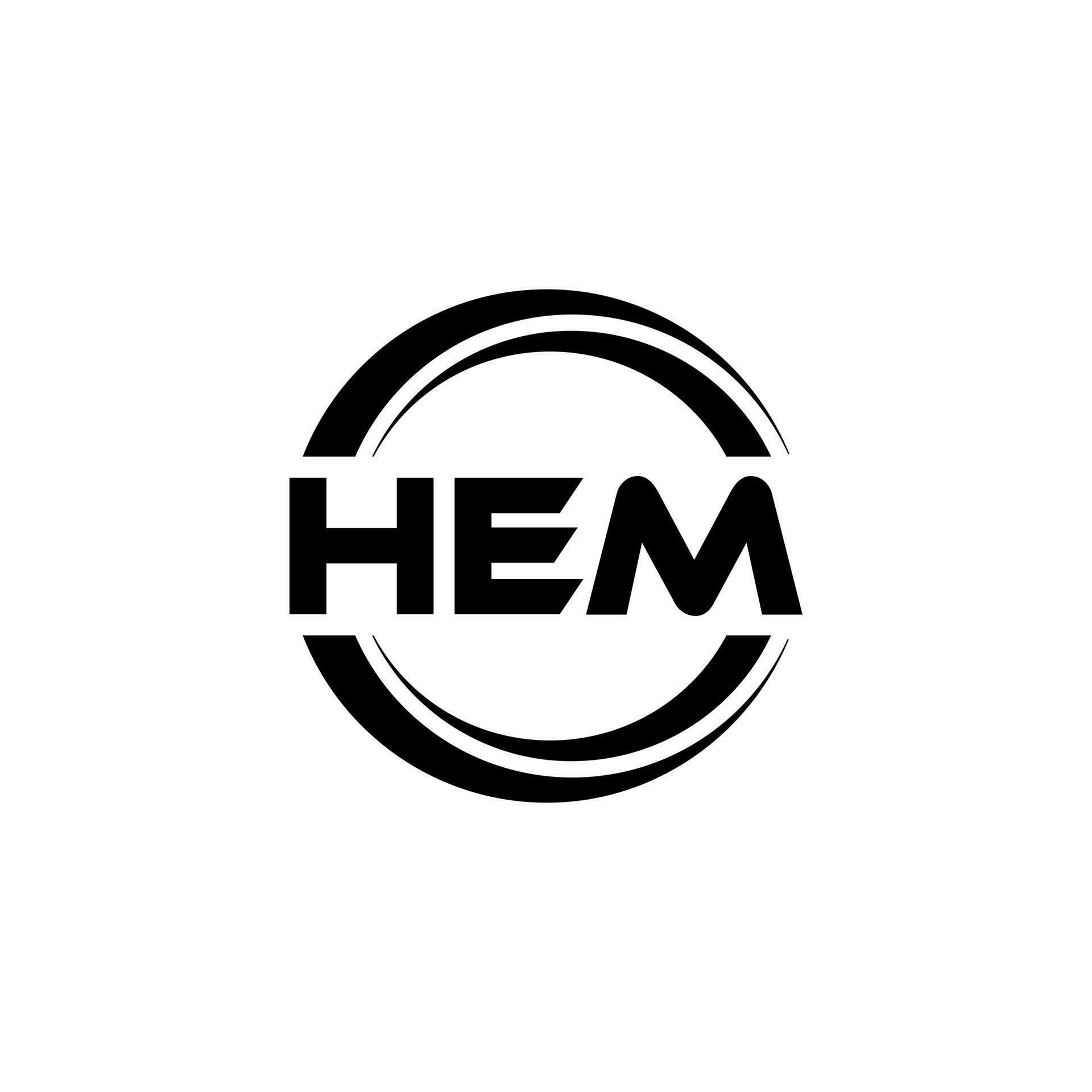 HEM Logo Design, Inspiration for a Unique Identity. Modern Elegance and Creative Design ...