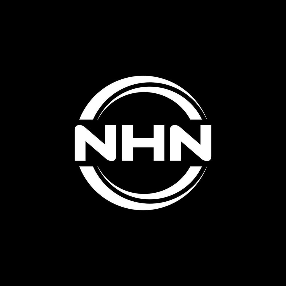 nhn logo diseño, inspiración para un único identidad. moderno elegancia y creativo diseño ...