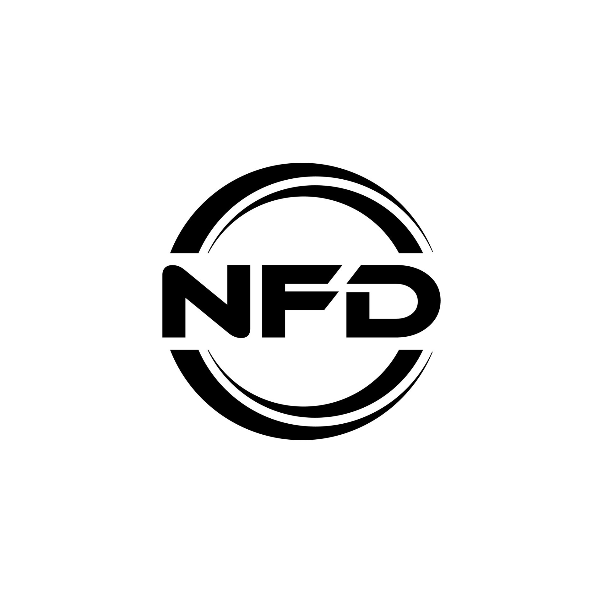 NFD Logo Design, Inspiration for a Unique Identity. Modern Elegance and Creative Design ...