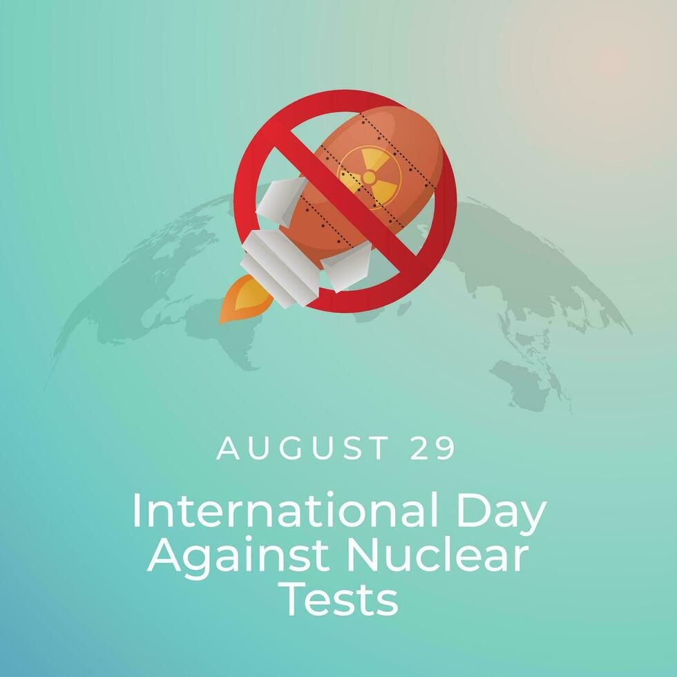 vector graphic of International Day against Nuclear Tests good for ... vector graphic of International Day against Nuclear Tests good for ...