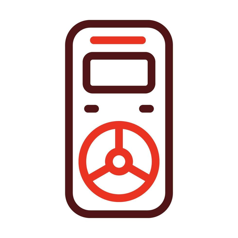Dosimeter Thick Line Two Color Icons For Personal And Commercial Use ...