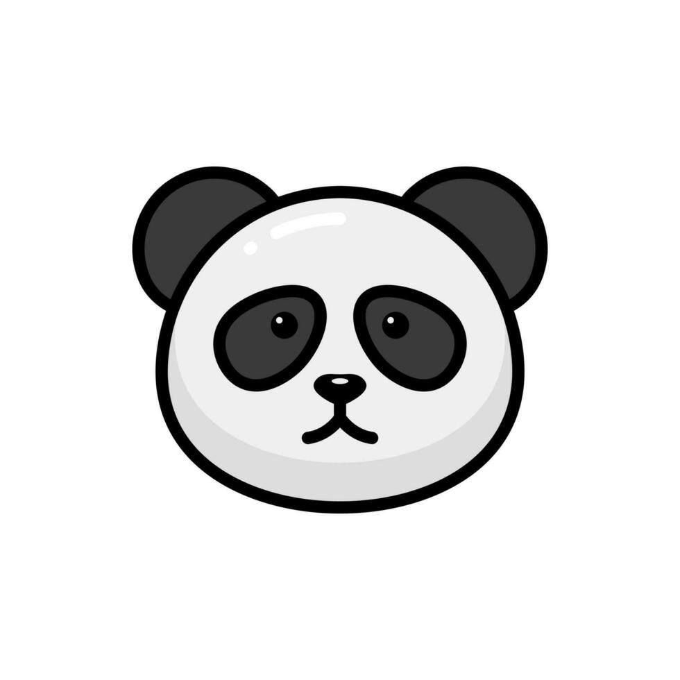 Simple Panda lineal color icon. The icon can be used for websites ...