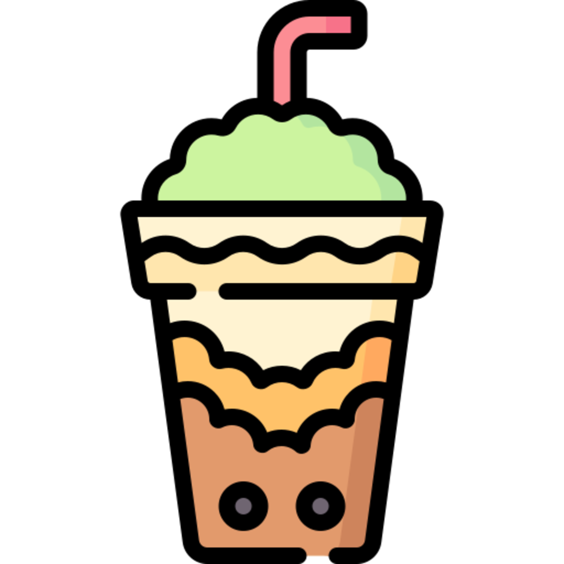 Bubble Tea Illustration Design 27436296 Png